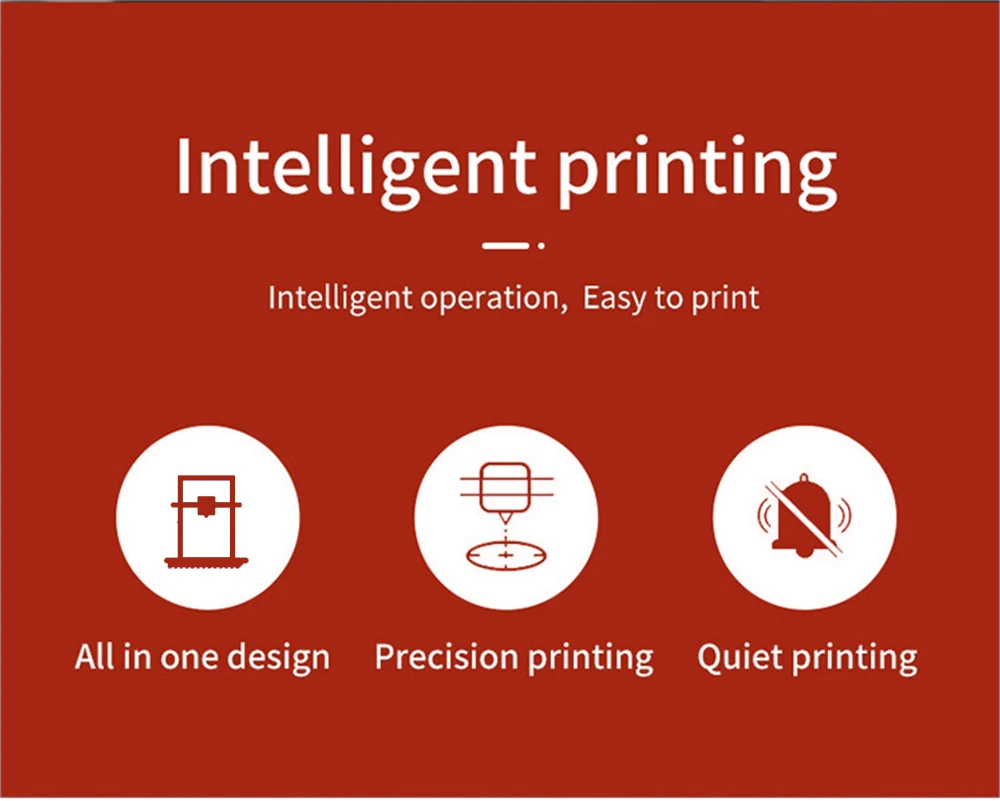 TISHRIC K7 3D Printer Kit Easy To Use One-click Printing 3D Children ...