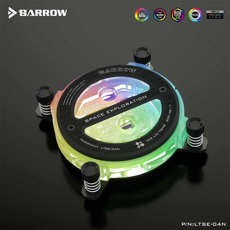 Barrow Bloque de CPU para AMD AM4 AM2 AM3 AM5, Enfriador de agua de ...