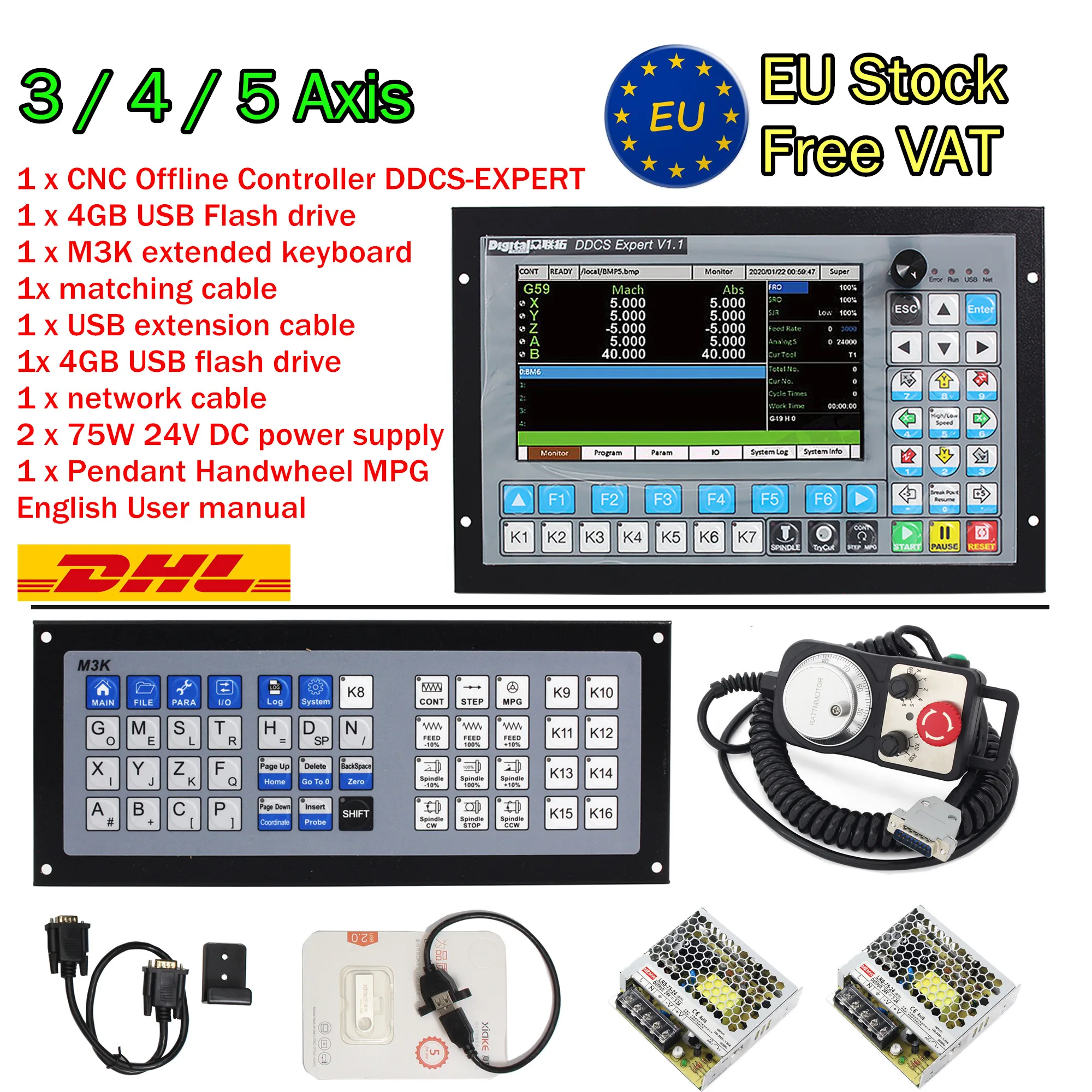 3-4-5-Axis-DDCS-Expert-PLC-Off-line-Stand-Alone-Motion-Controller-MPG ...