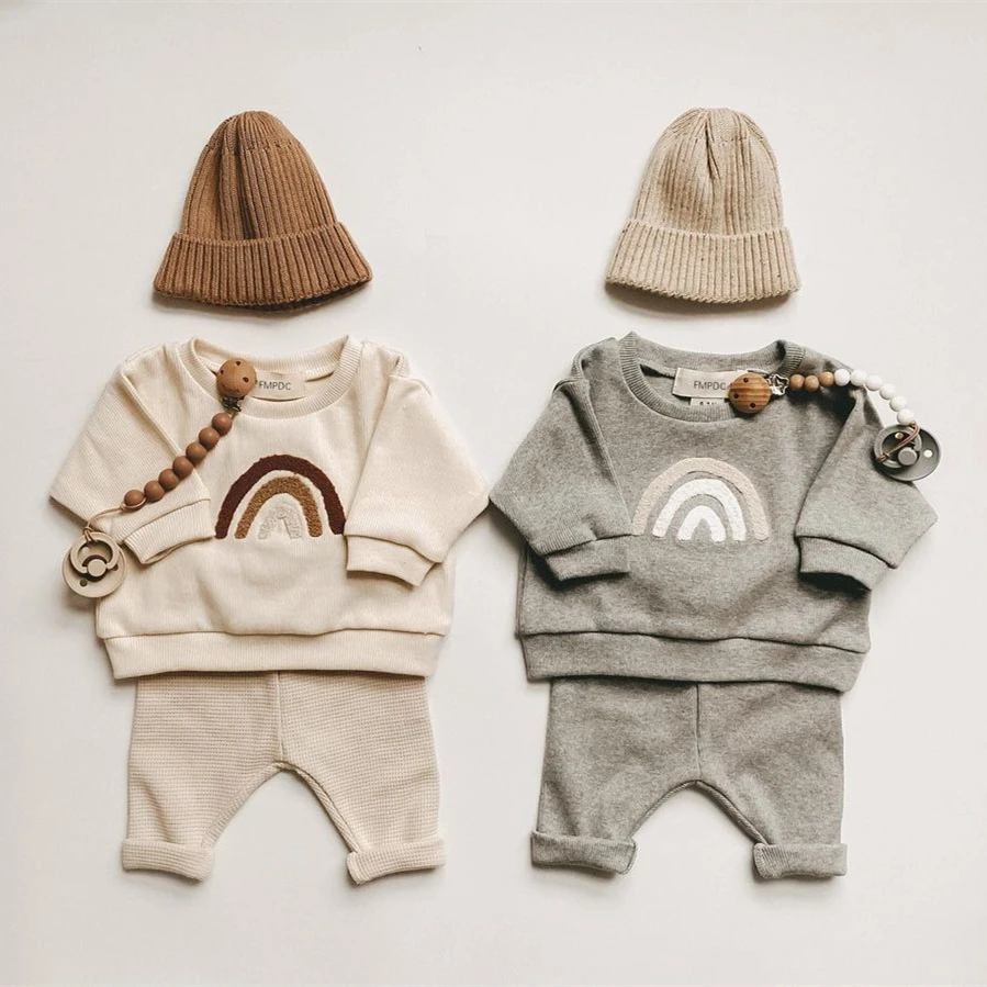 2024-Spring-Baby-Boys-Clothes-Cute-Organic-Cotton-Sets-Girls-Long ...