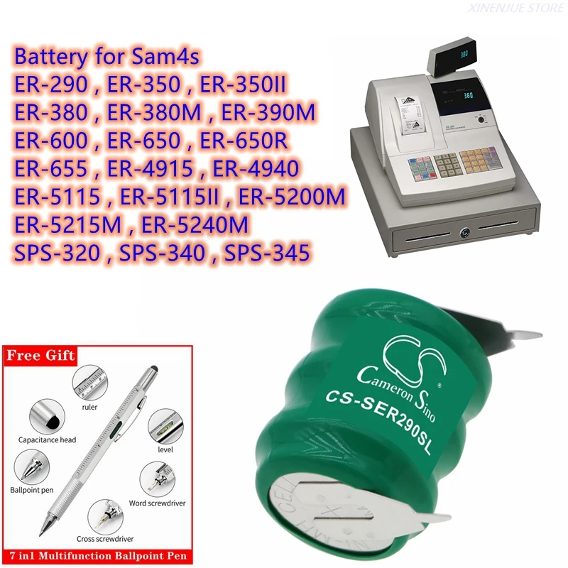 Cash Register for Sam4s ER-290,ER-350,ER-380,ER-390M,ER-600,ER-650,655 ...