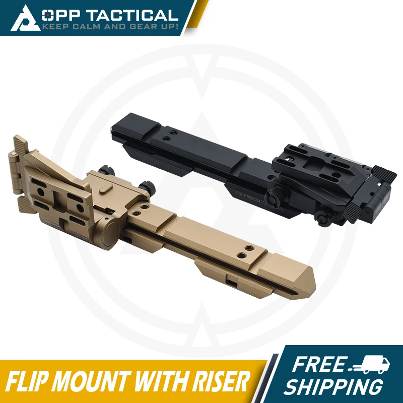 CNC Metal Flip Mount Riser System Side Flip Mount Sets 0.41" 5/8" for ...