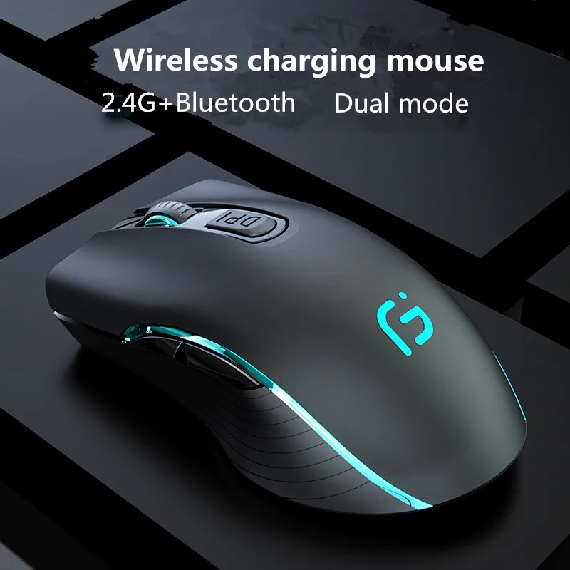 2-4G-Wireless-Gaming-Bluetooth-Dual-Mode-Mouse-2400-DPI-Rechargeable ...