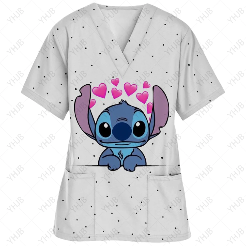 Uniforme clínico de enfermera de Disney Star Baby Stitch, uniforme de ...