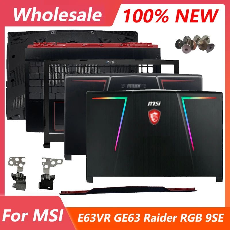 Novo para msi e63vr ge63 raider rgb 9se 9sg 9sf MS 16P7 16p5 lcd volta ...