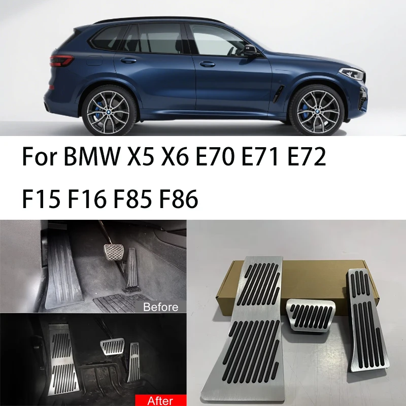 Car Accessories For BMW X5 X6 E70 E71 E72 F15 F16 F85 F86 Aluminum ...