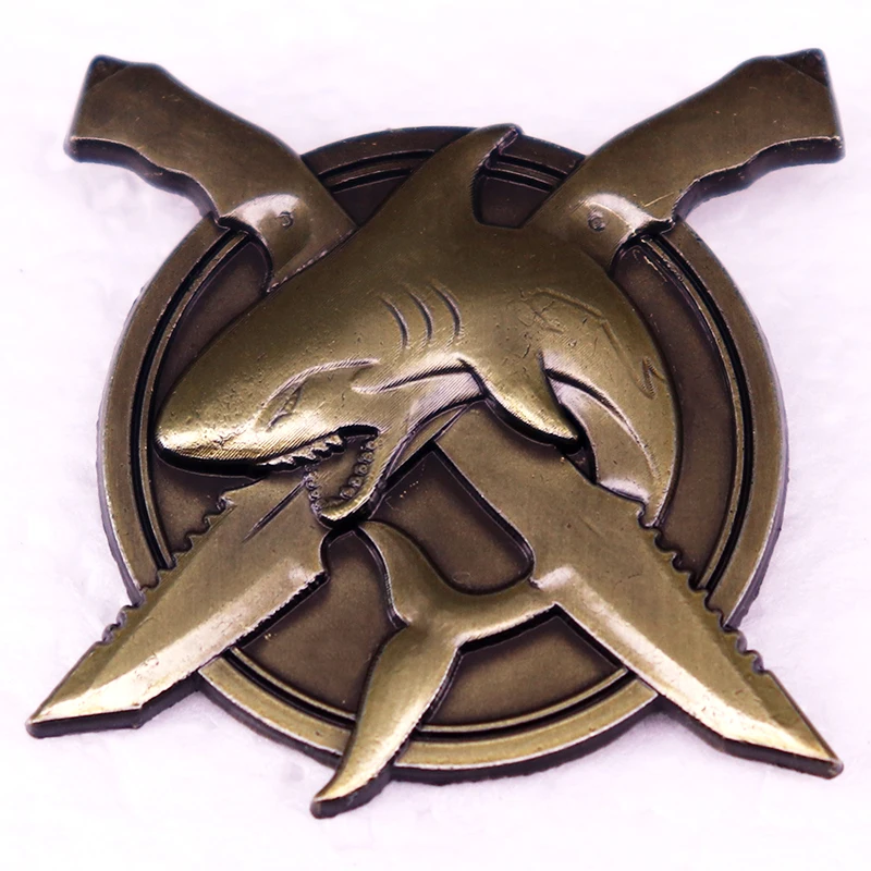 CSGOs Operation Riptide Shark Logo Enamel Pin Game Vintage Badge Brooch ...