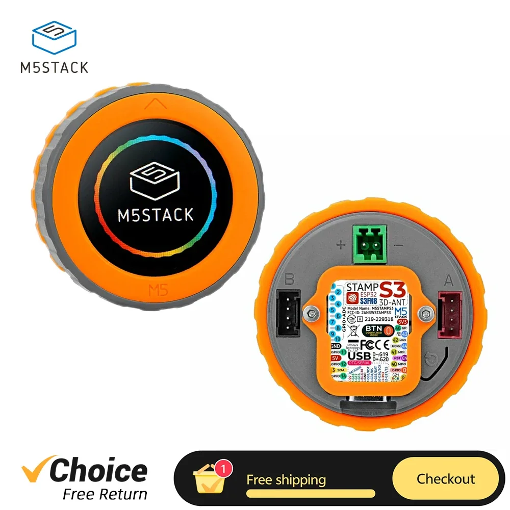 Controlador-programable-M5Stack-M5Dial-Codificador-rotativo-placa-de-desarrollo-M5StampS3 ...