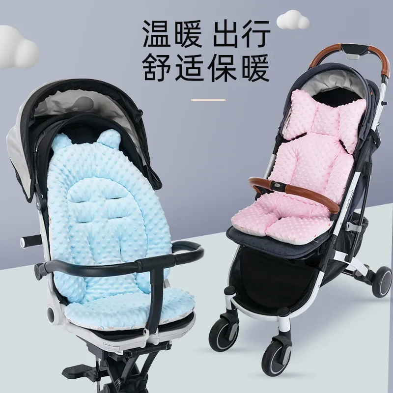 Baby-Stroller-Double-sided-Cushion-for-Sliding-Children-Thickened-Warm ...