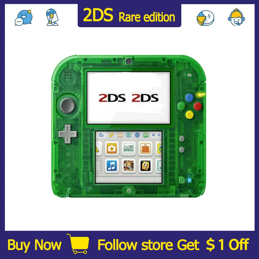 Nintendo-2DS-original-Handheld-Game-Console-Edi-o-limitada-de ...