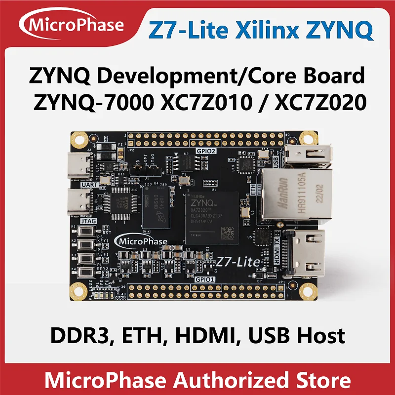 Microphase Development Board Kit, Core Borad, Z7-Lite, ZYNQ, Xilinx, Zynq-7000 FPGA, XC7Z010 ...