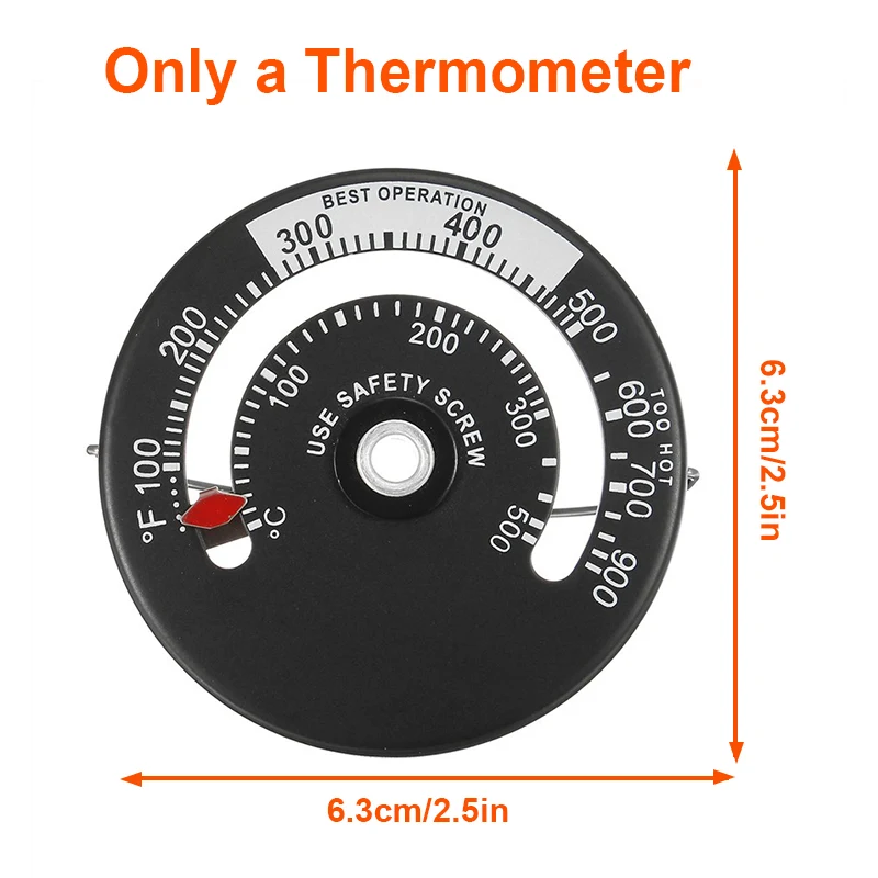 Magnetic-Stove-Thermometer-Magnetic-Gauge-Heat-Powered-Temperature ...
