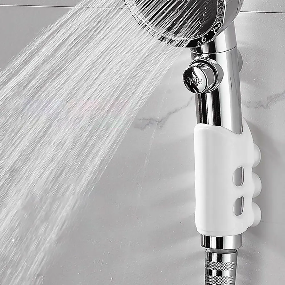 Wall-Mounted-Sucker-Shower-Stand-Punch-Free-Reusable-Shower-Bracket ...