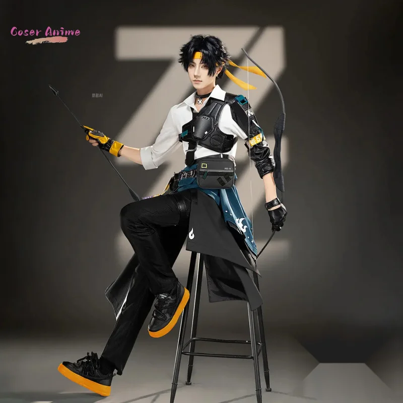 【Coser】Game Zenless Zone Zero Asaba Harumasa Cosplay Costume Uniform ...