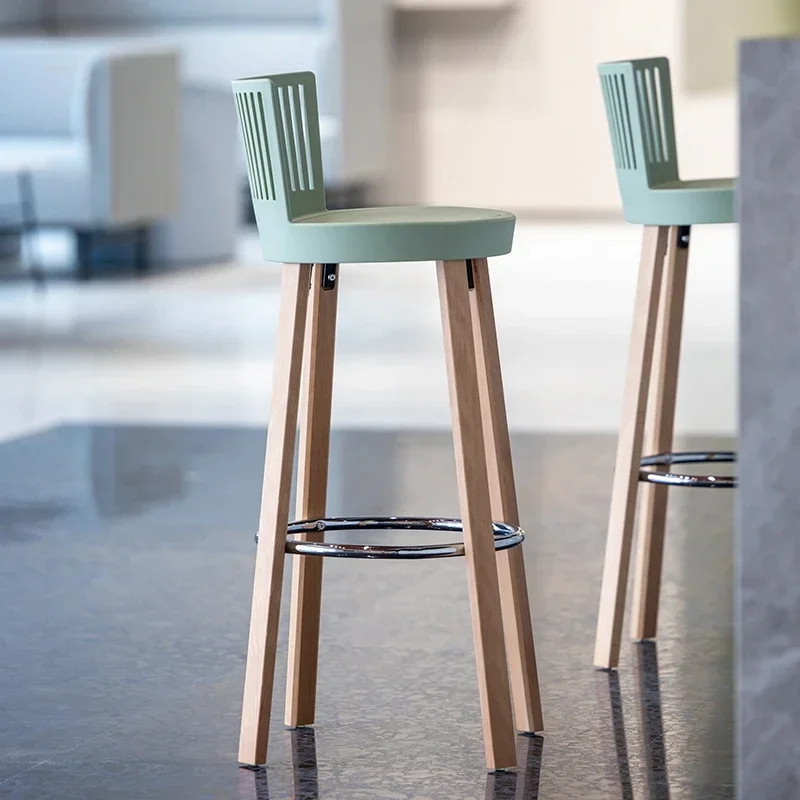 Nordic-Solid-Wood-Bar-Chairs-Kitchen-Furniture-Creative-Personality-Bar ...