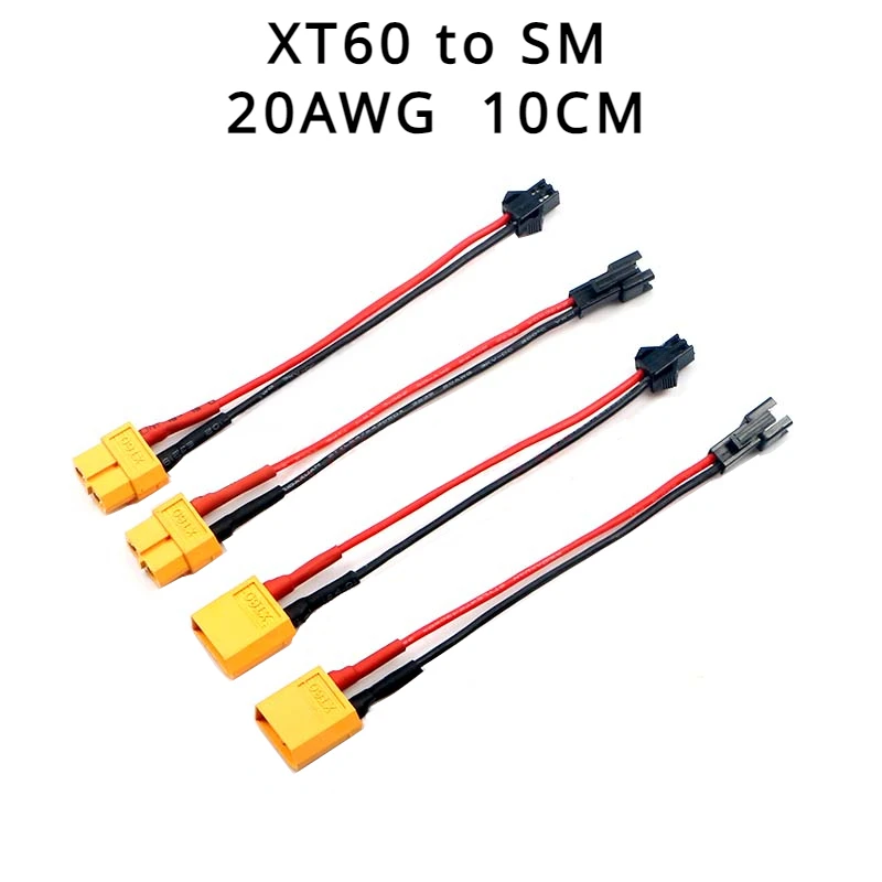 1-5-10Pcs-lot-XT60-Deans-Male-Female-Plug-to-SM-Connector-Charging ...