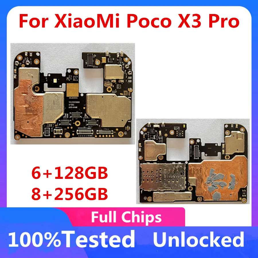 Full-Working-For-XiaoMi-POCO-X3-Pro-Motherboard-RAM-6G-8GB-ROM-128GB ...