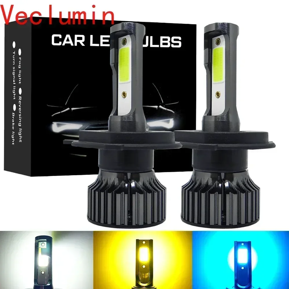 P1Car LED Headlight H4 H7 H1 H3 H8 H9 H11 HB3 HB4 9005 9006 30W 6500K ...