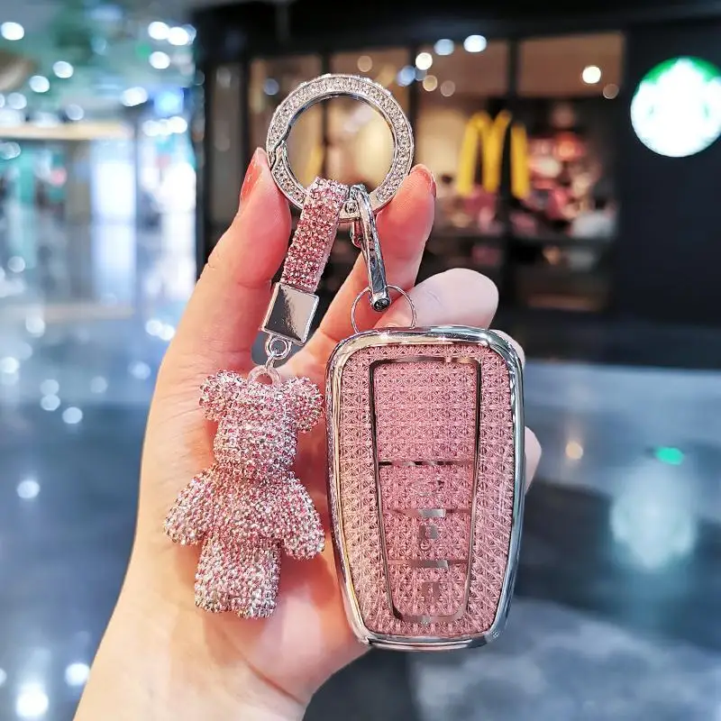 Fashion-TPU-Car-Key-Case-Full-Cover-Shell-For-Toyota-CHR-C-HR-RAV4 ...
