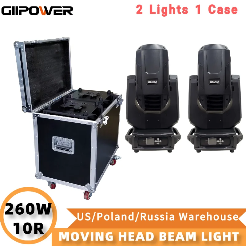 2pcs-with-Flight-case-Beam-260w-Sharpy-Lyre-Beam-10R-275W-Beam-Moving ...