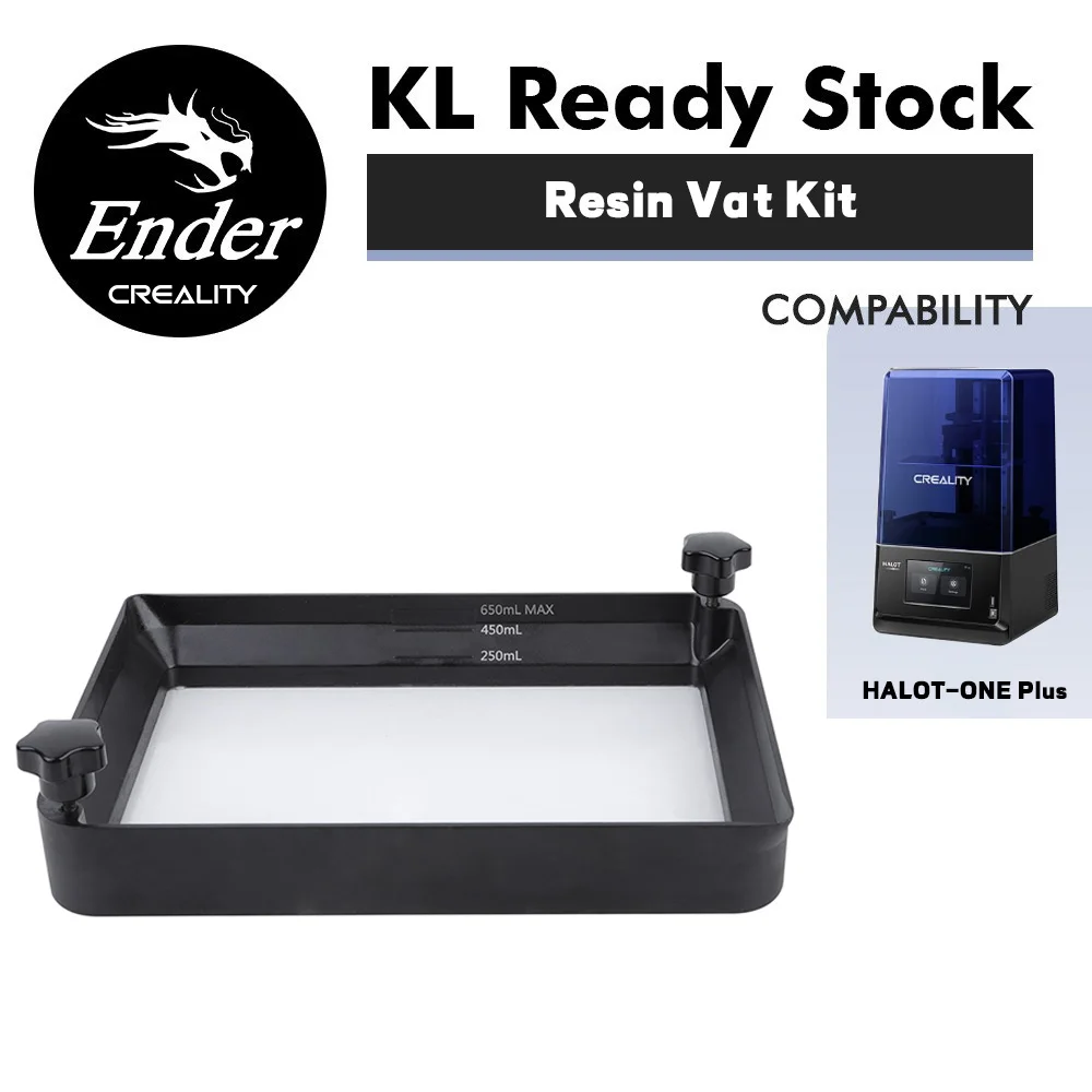 Creality-HALOT-ONE-Plus-Resin-Vat-Kit-Metal-Tank-FEP-Pre-Installed-Easy ...