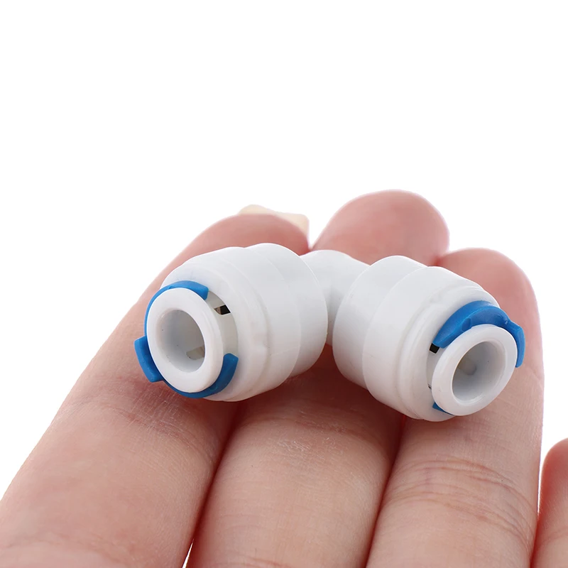 1PC-Fit-1-4-6-5mm-OD-Tube-90-Degree-Elbow-POM-Quick-Fitting-Connector ...