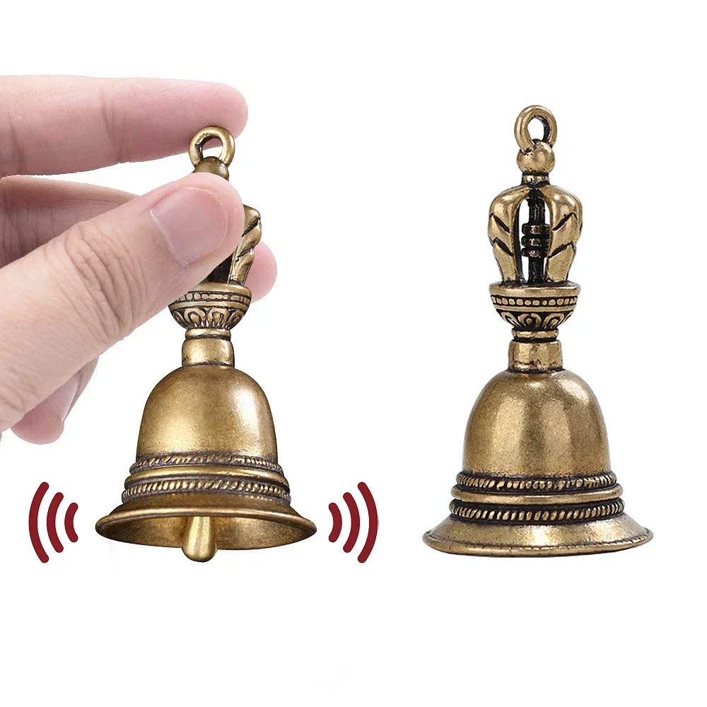 Brass-Handicraft-Bell-Metal-Call-Bells-Alarm-Hand-Held-Service-Call ...