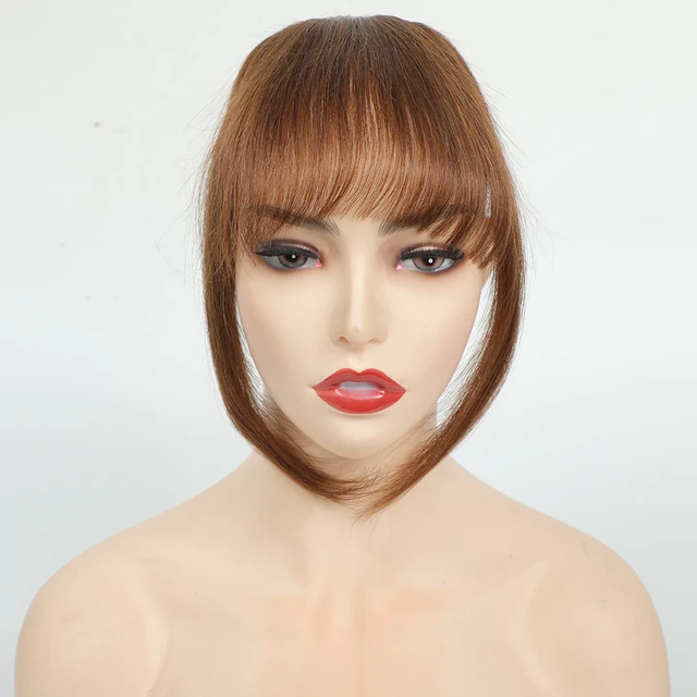 Remy Style Hair Clip Clip-In Straight Front Bangs – Synthetic Hair ...