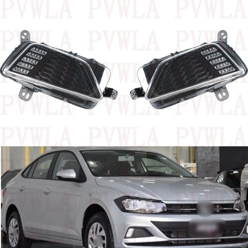 Luces-LED-de-circulaci-n-diurna-DRL-para-parachoques-delantero-l-mpara ...