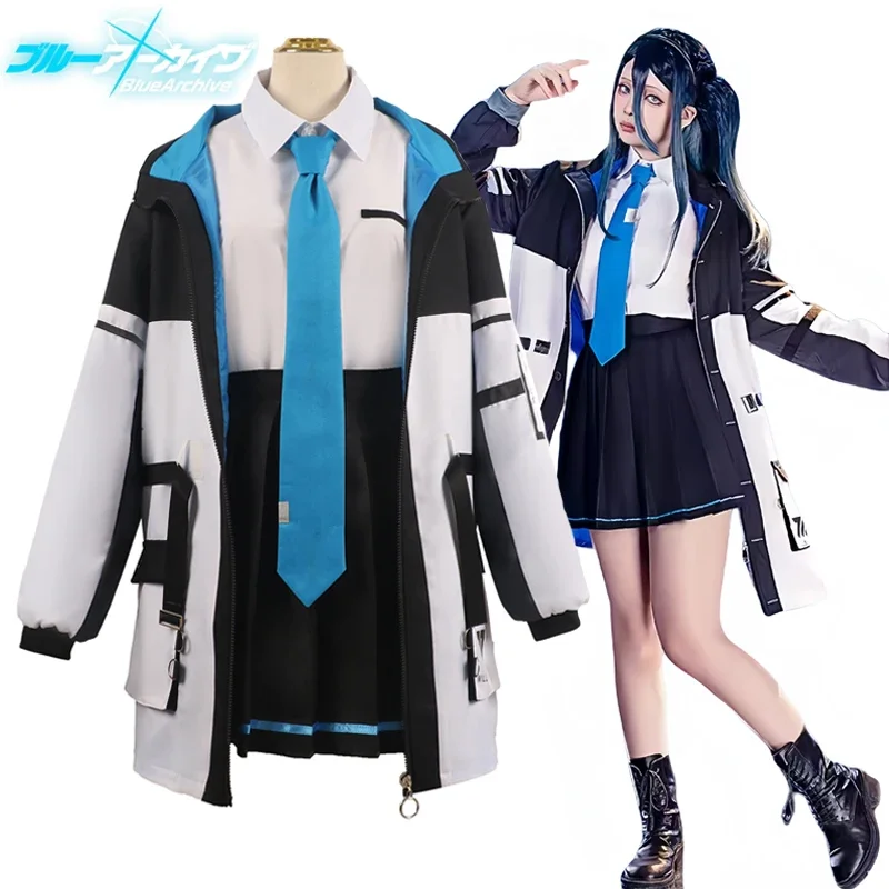 Tendou-Arisu-Cosplay-Costume-Wig-Coat-Game-Blue-Archive-Cosplay-High ...