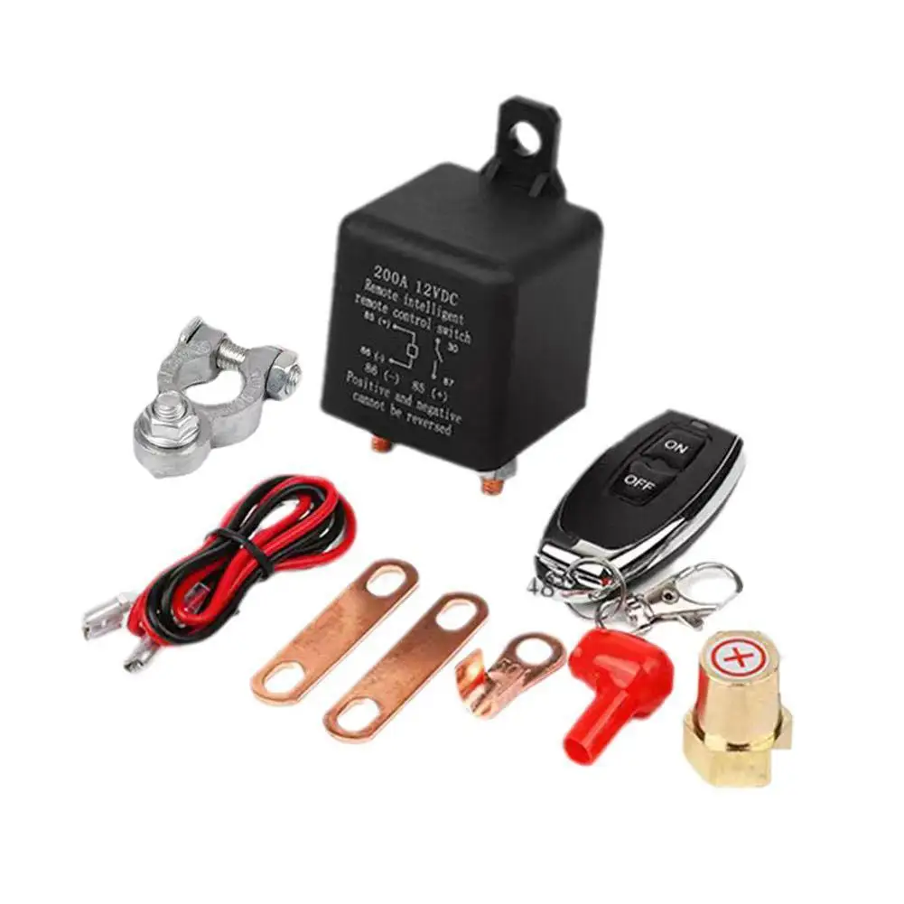 Car-Remote-Battery-Disconnect-Switch-12V-200A-Car-Kill-Switch-Anti ...