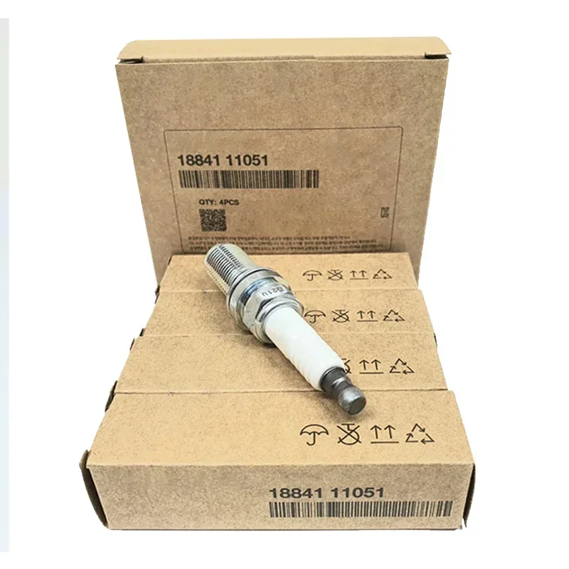 4/6pcs 18840-11051 ILFR5B11 Laser Iridium Spark Plug For HYUNDAI ...