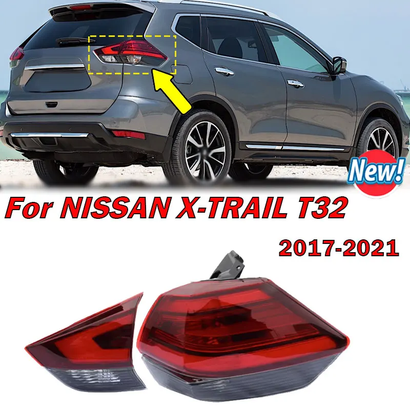 Car-LED-Tail-Light-For-Nissan-X-trail-T32-2017-2018-2019-2020-2021-Rear ...