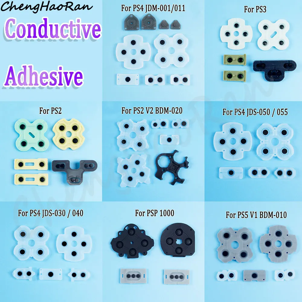 Juego-de-botones-de-goma-conductora-para-mando-de-PS4-JDM-001-010-JDS ...