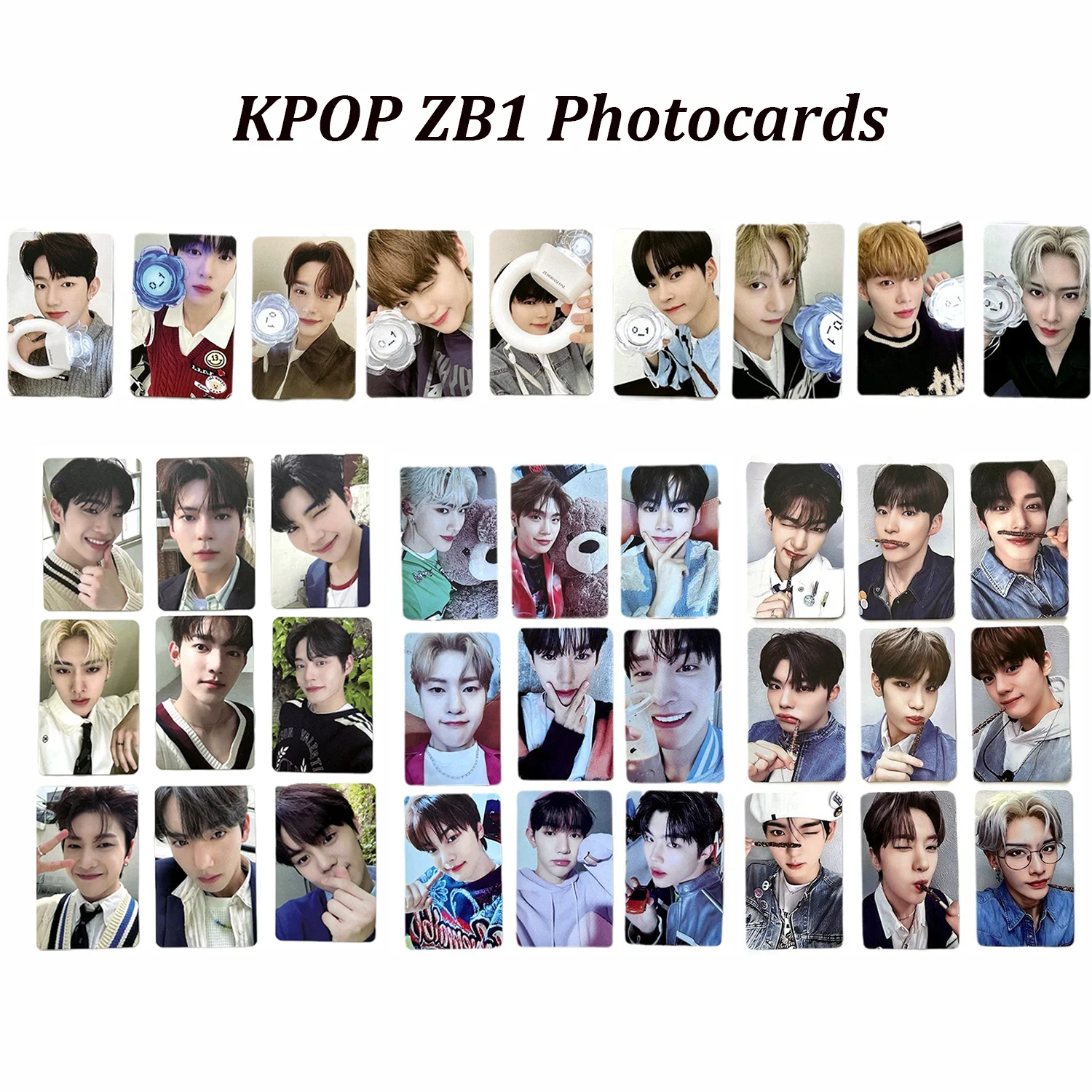 KPOP-ZEROBASEONE-Fanclub-PhotoCards-9pcs-MELTING-POINT-Album-PhotoCards ...