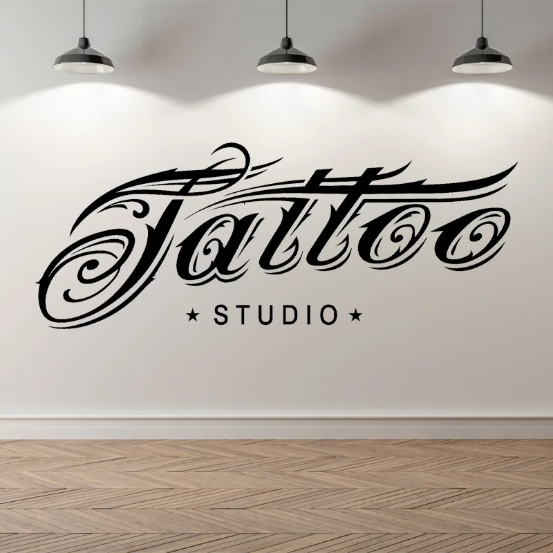 Tattoo-Studio-Logo-Wall-Art-Decals-Decor-Fashion-Cool-Design-Tattoo ...