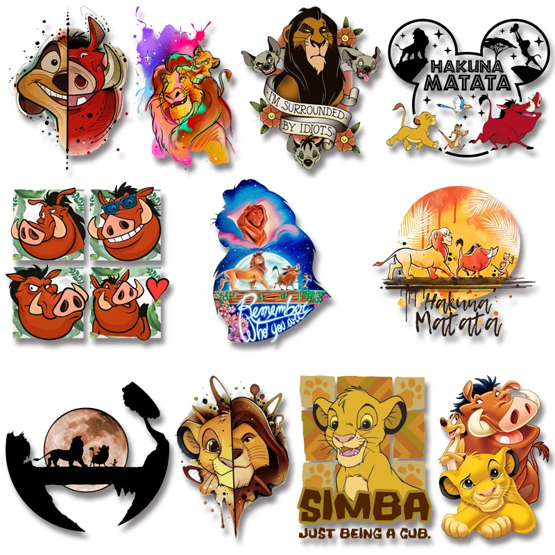 Lion-King-Movie-Simba-Iron-on-Transfers-Heat-transfer-stickers-for-t ...