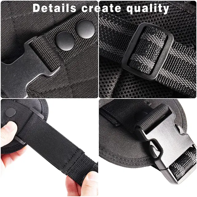 Flashlight Holster Drop Leg Tactical Holster Right Hand - Adjustable ...