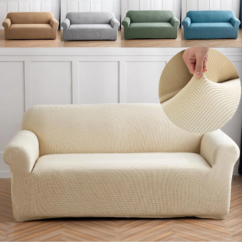 1-2-3-4-Seater-Elastic-Universal-Sofa-Cover-Knit-Thicken-Stretch ...