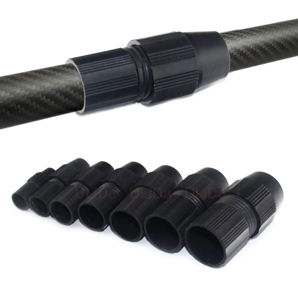 2PCS 16 34mm Plastic Telescopic Tube Joint Connector Locator Holder ...