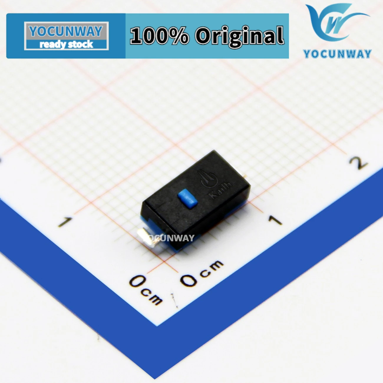 Kailh SMD Mini Micro Switch, ponto azul, apto para qualquer lugar MX ...