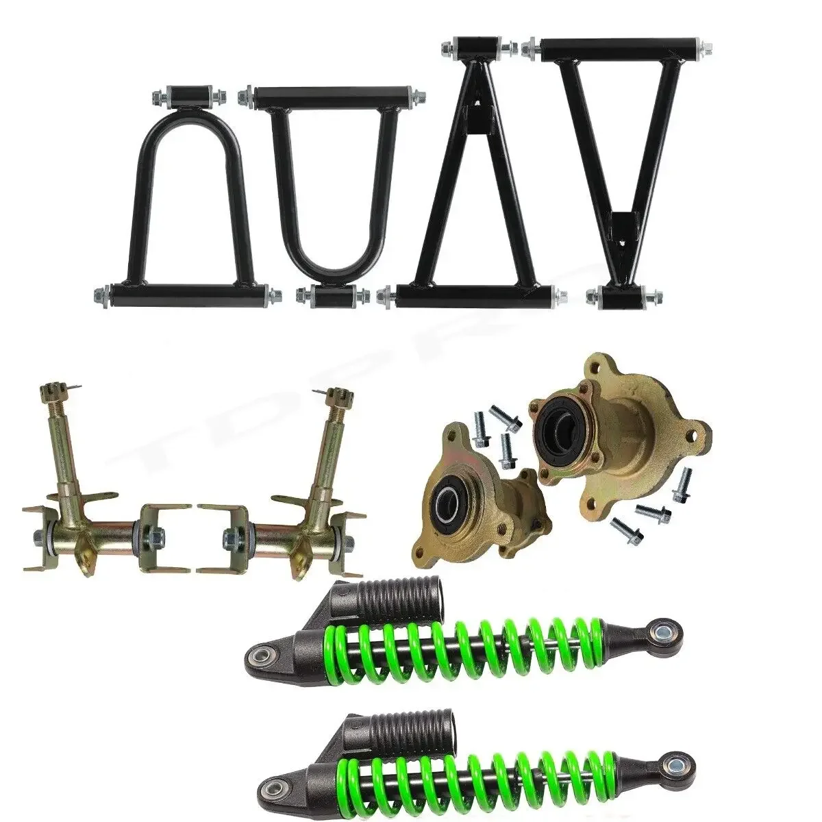 Shock-Suspension-Swing-Arm-Upper-Lower-Steering-Spindle-Hub-Kit-Buggy ...
