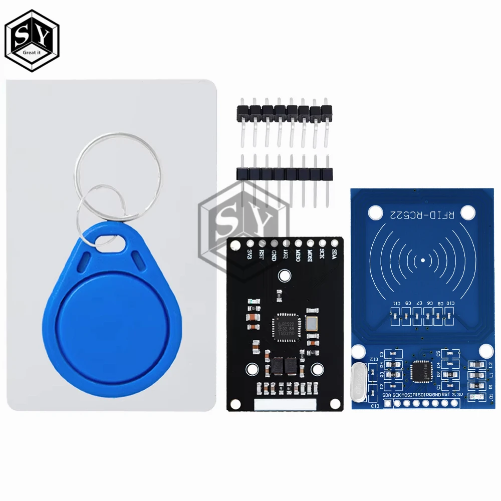 RFID module RC522 mini Kits S50 13.56 Mhz 6cm With Tags SPI Write ...