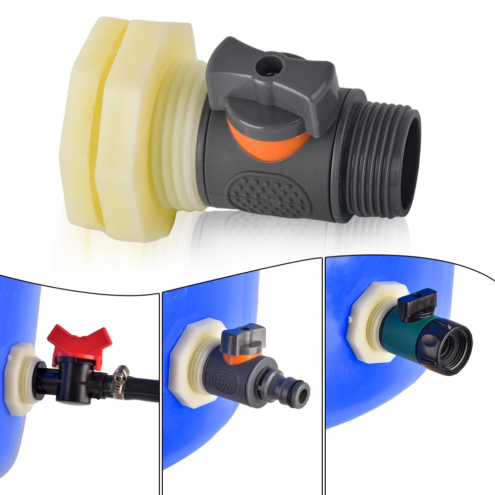 3-4-Inch-PVC-Rain-Barrel-Bulkhead-Kit-Rain-Barrel-Valve-Joints-Water ...