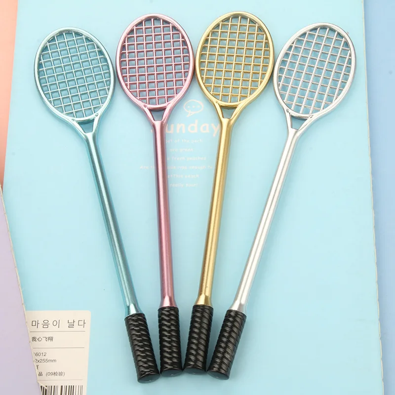 4pcs-pack-Creative-Badminton-Rackets-Style-Gel-Pens-Cute-Office ...