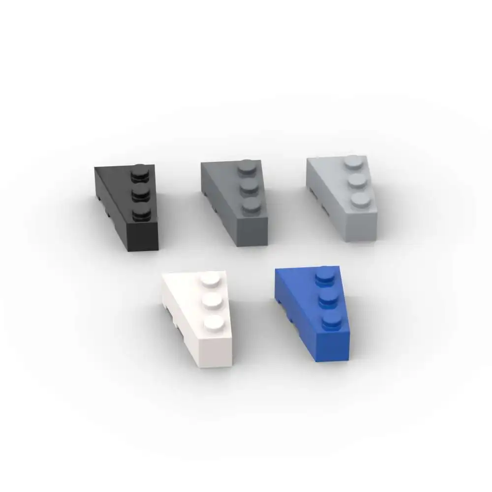 MOC 10PCS 6564 Wedge 3x2 Building Blocks Kit Right Connector Bricks ...
