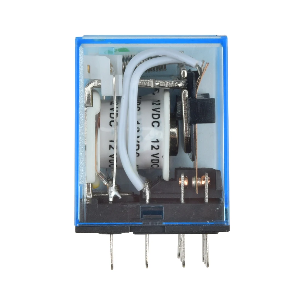 MY4NJ Small Electromagnetic Universal Relay 14 Pin Terminal Coil Power ...