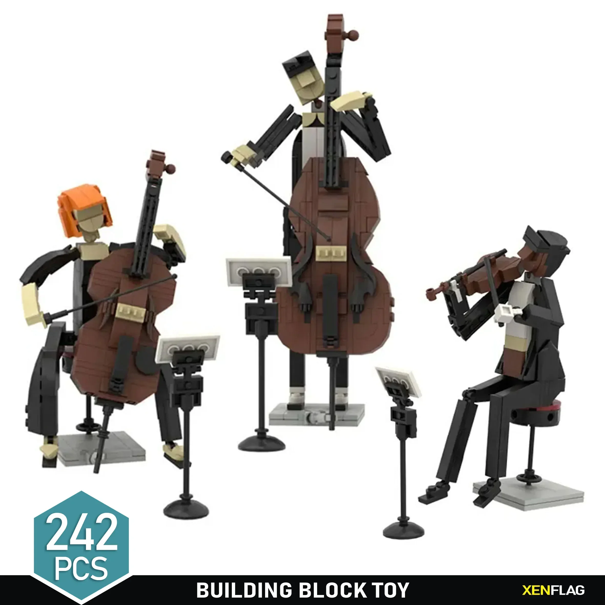 Band-violin-cello-trumpeter-musician-decorations-Building-block ...