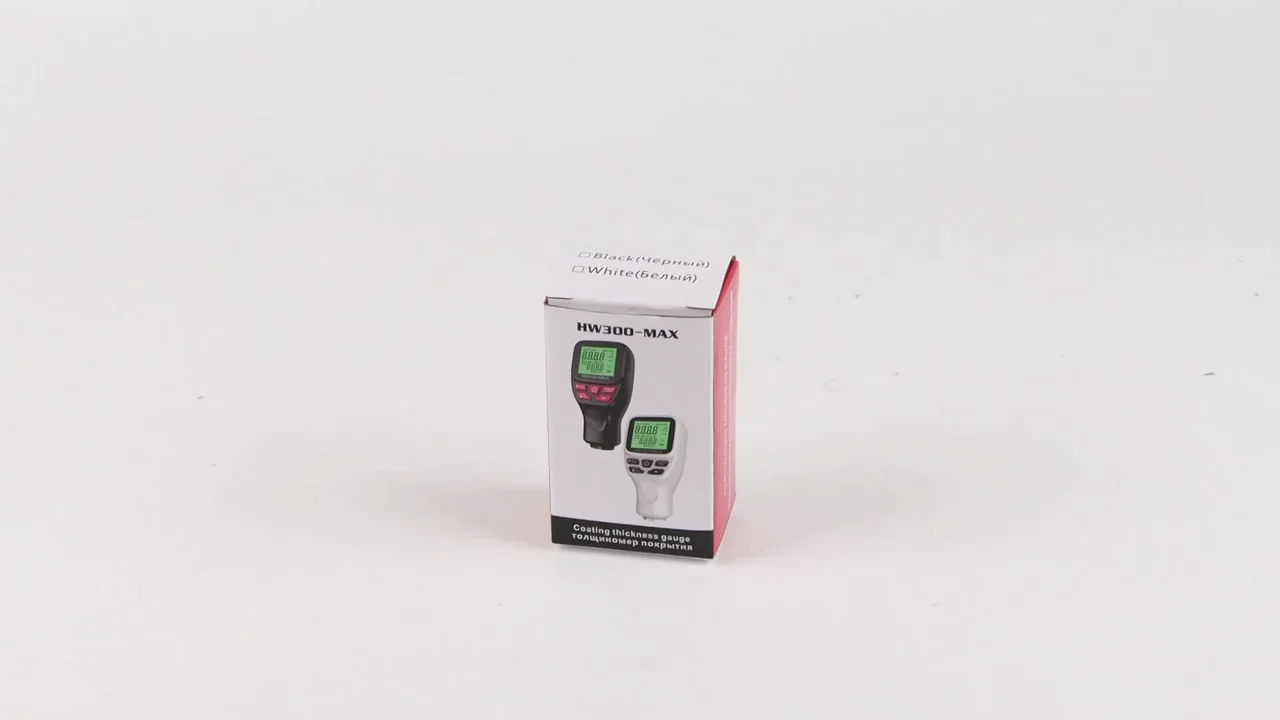 HW300-MAX Car Coating Thickness Gauge 0-2000UM Car Paint Film Thickness ...