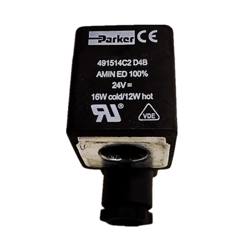 Parker High Frequency Solenoid Valve Coil 491514C2 D4B 24VDC Throttle ...